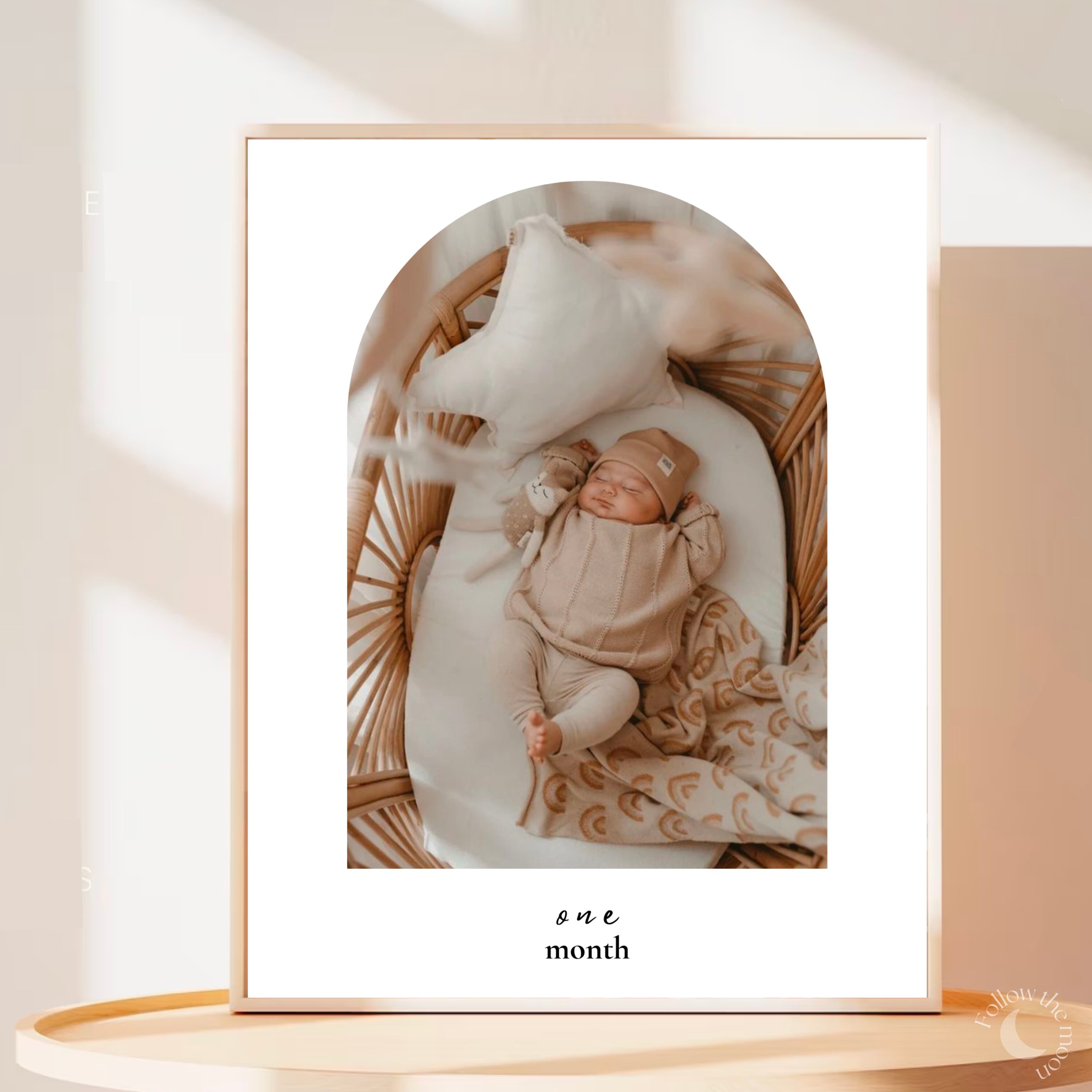 Baby's First Year Poster Canva Template 1st Birthday - Etsy