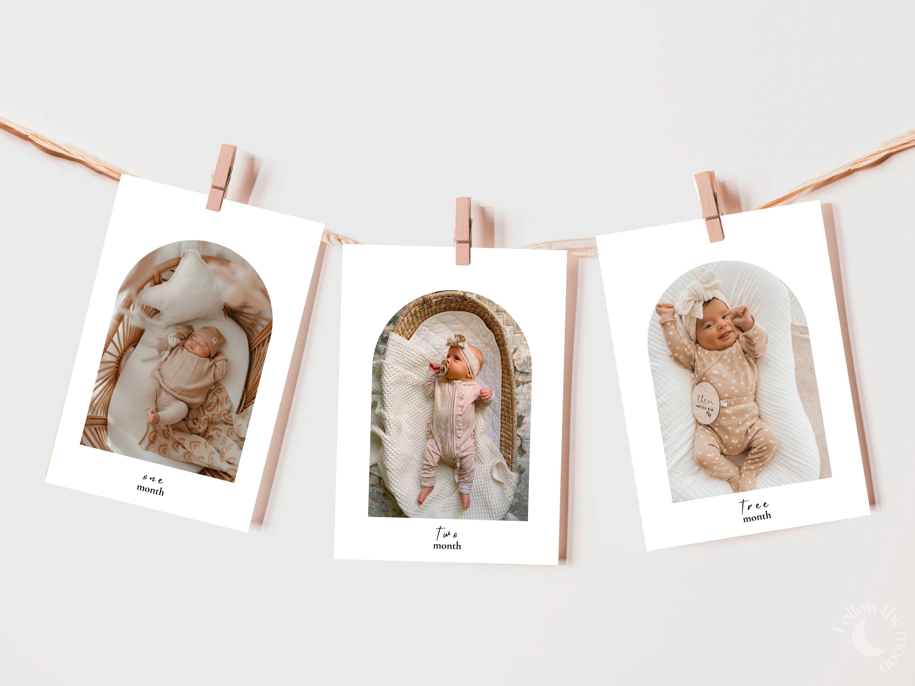 Baby's First Year Poster Canva Template 1st Birthday - Etsy