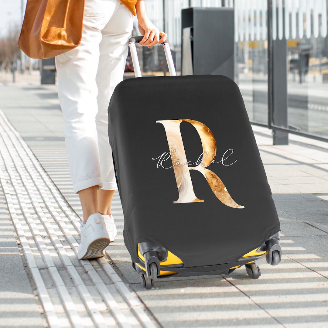 Personalized Luggage Cover: Custom Name Suitcase Protector (18-28 Inch ...