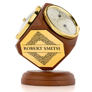 Personalized Weather Station: Thermometer, Clock, Barometer and ...