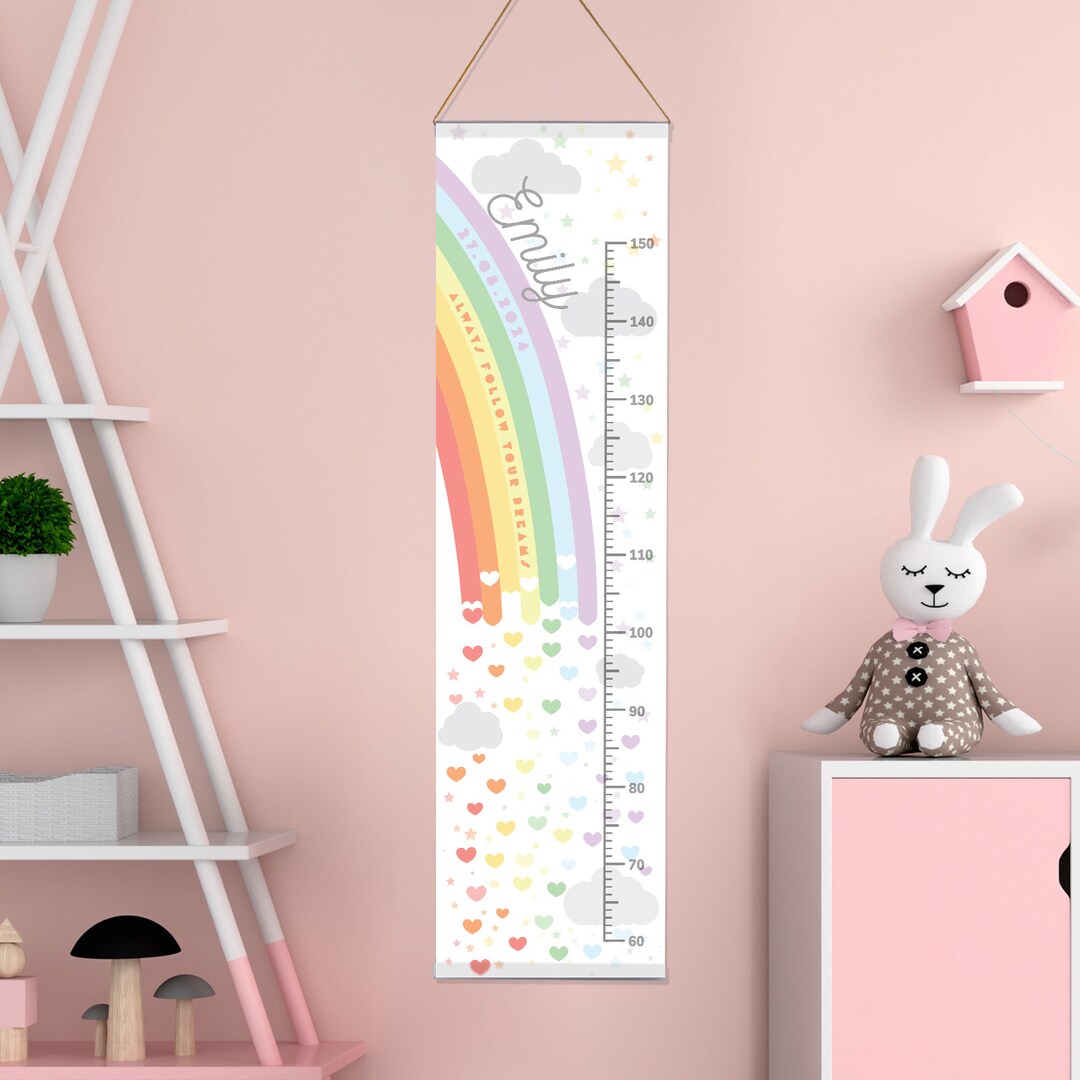 Personalised Children Height Chart | Kid's Growth Chart | Gifts for ...