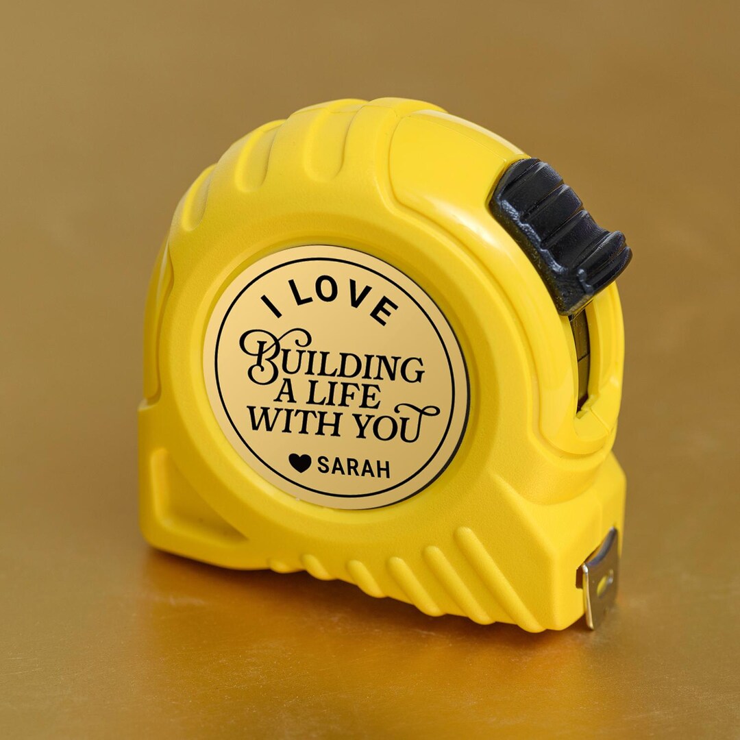 Engraved Tape Measure | Personalized Gift for Him, Anniversary - Etsy