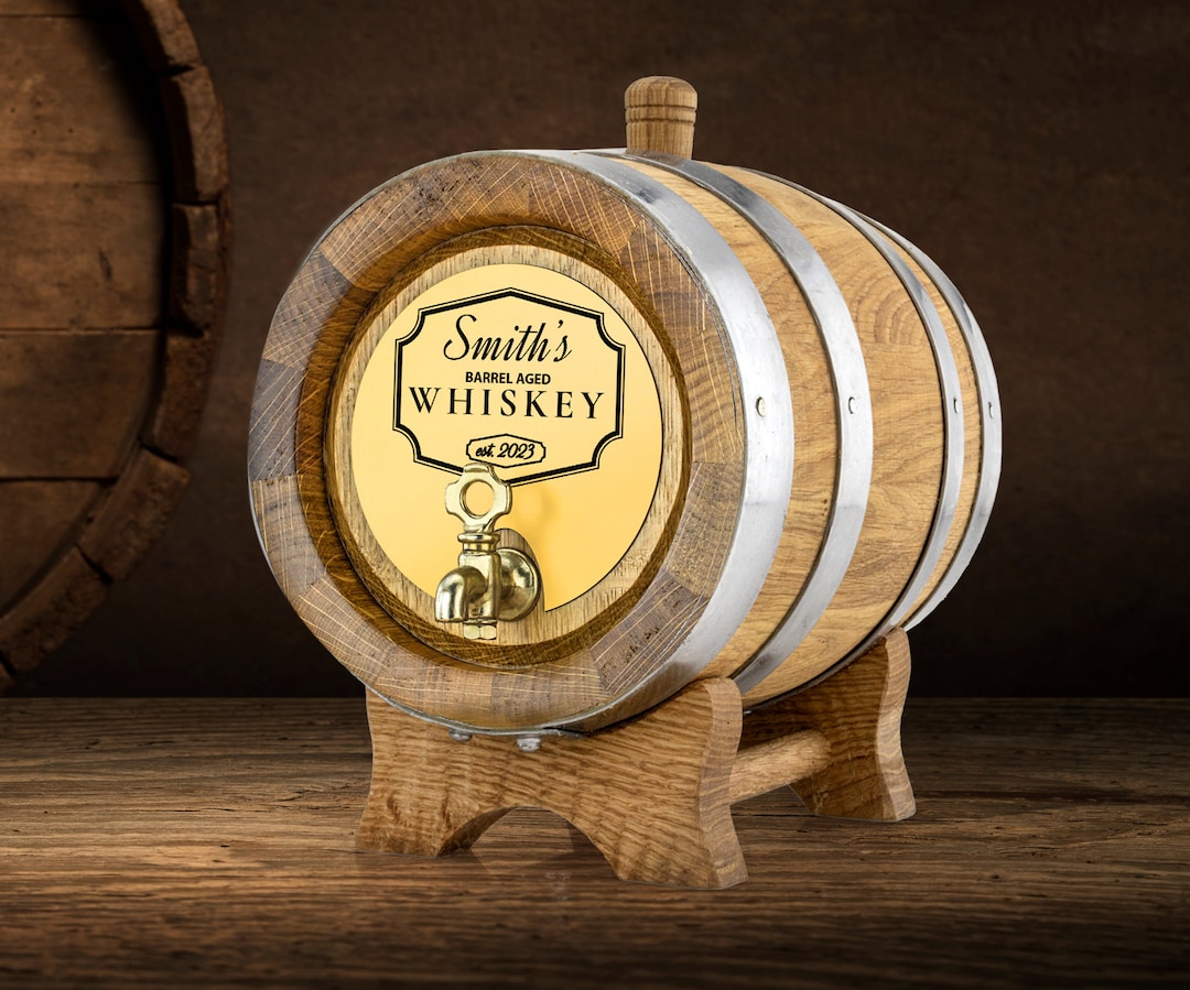 Personalized Oak Whiskey Barrels | Custom Wine Barrel | Groomsmen Gift ...