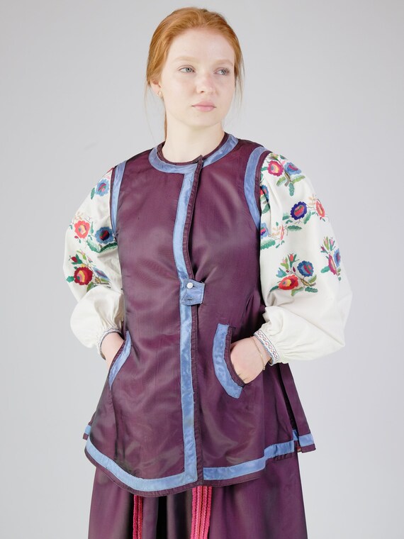 Antique ukrainian costume Set of vest and skirt Ukrai… - Gem