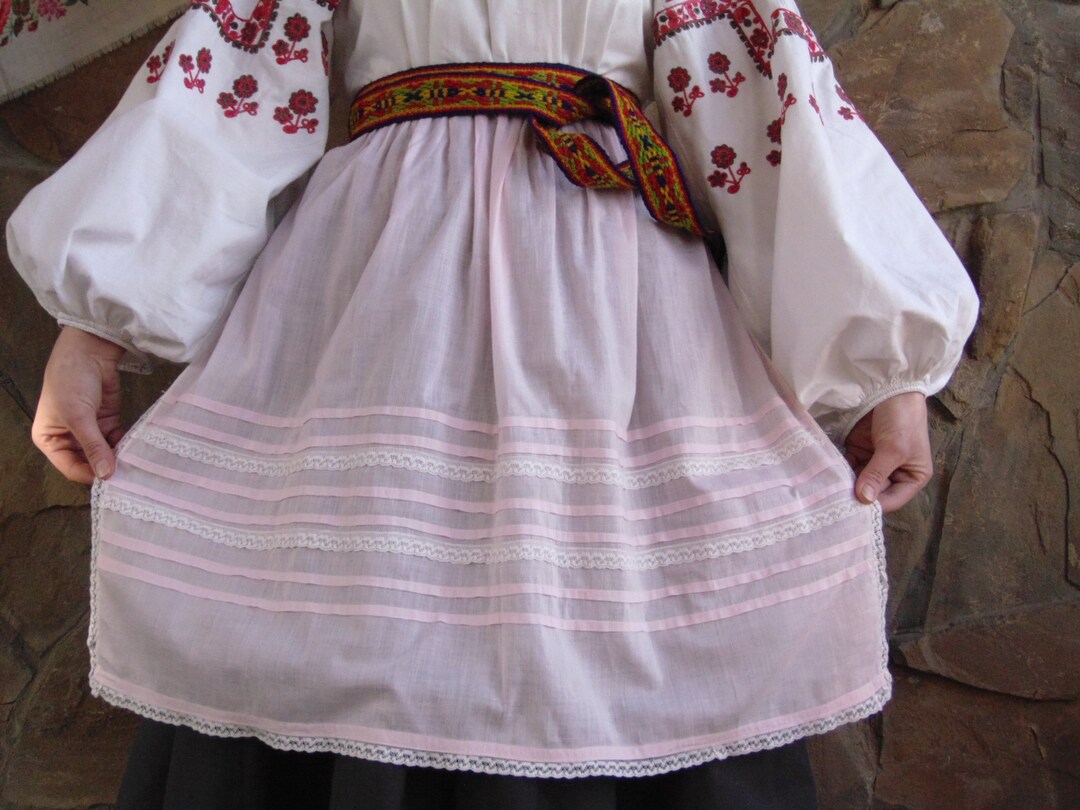 Pink Arpon Very Nice Pink Apron Ukrainian Apron Ancient Apron - Etsy