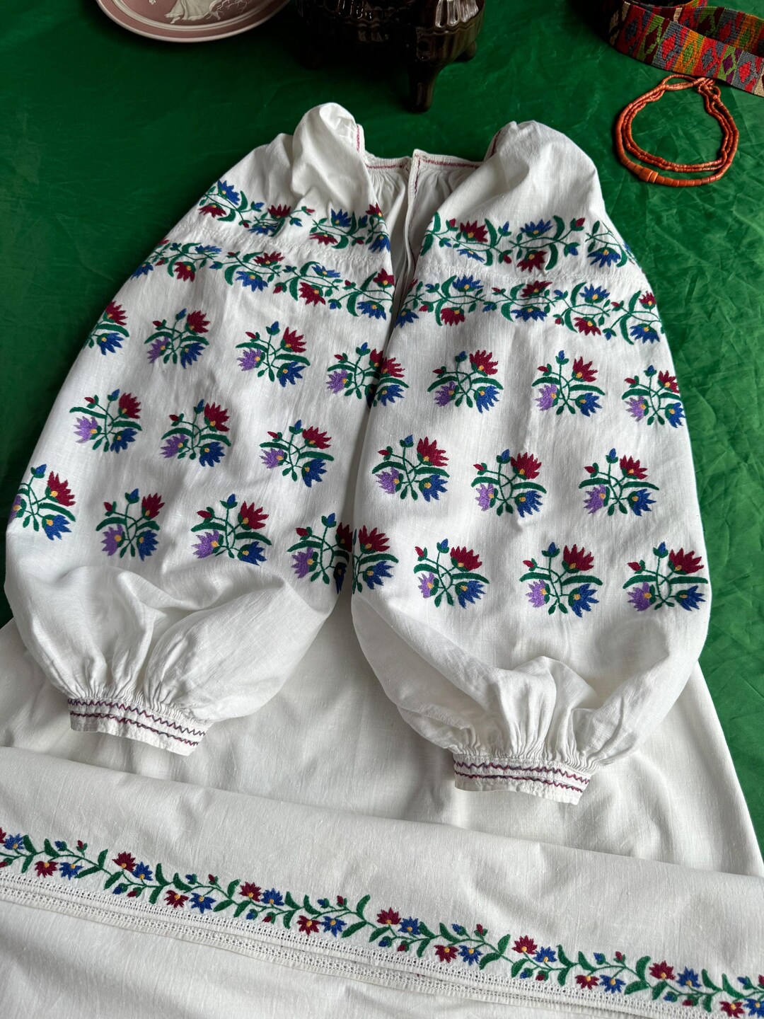 Antique Ukrainian Dress Very Nice Dress Festive Folk Dress Rich ...