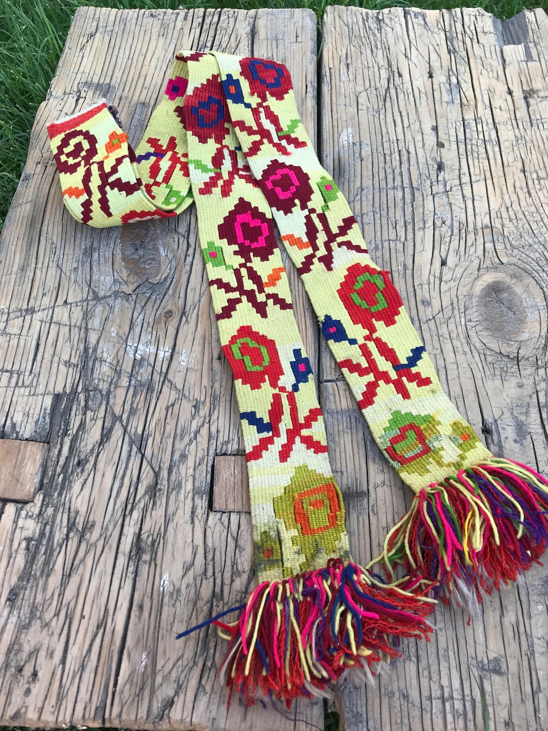 Rare Antique Belt Rare Colors Antique Belt Interesting Belt Weaven Belt ...