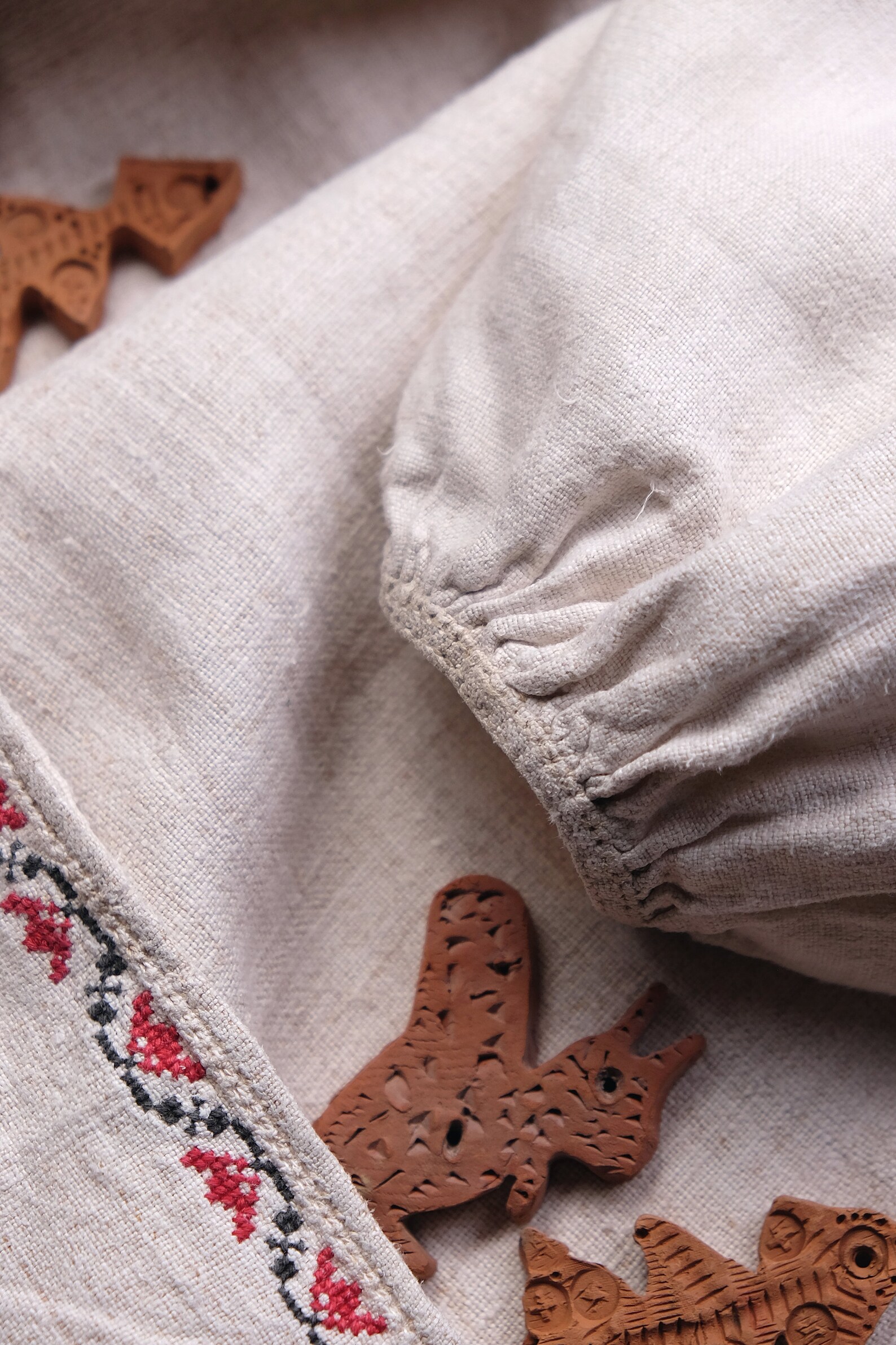 Very Ancient Embroidered Dress Natural Dye Embroidering - Etsy