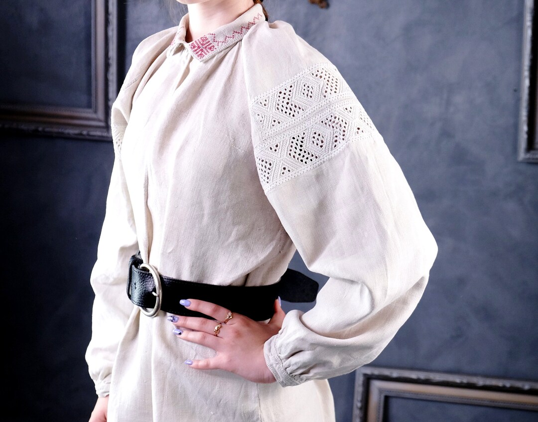 Polissia Dress Antique Polissya Dress Homespun Linen Dress Original ...