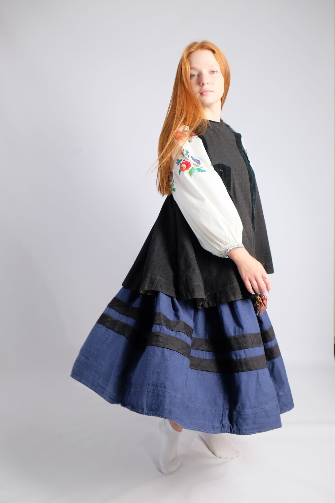 Antique Rips Vest Rare Fabric Vest Ukrainian Vest Velvet Decoration ...