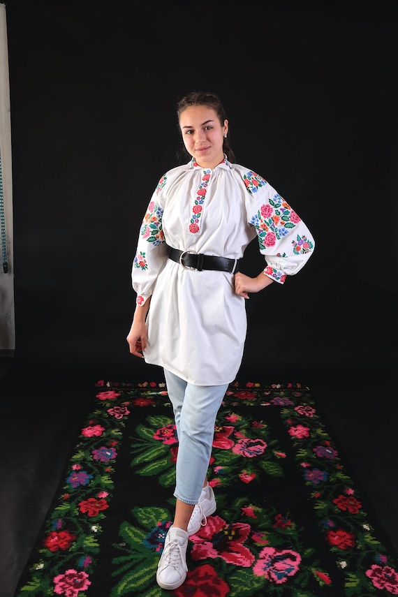 Antique Polissia dress Very nice floral dress Antique… - Gem