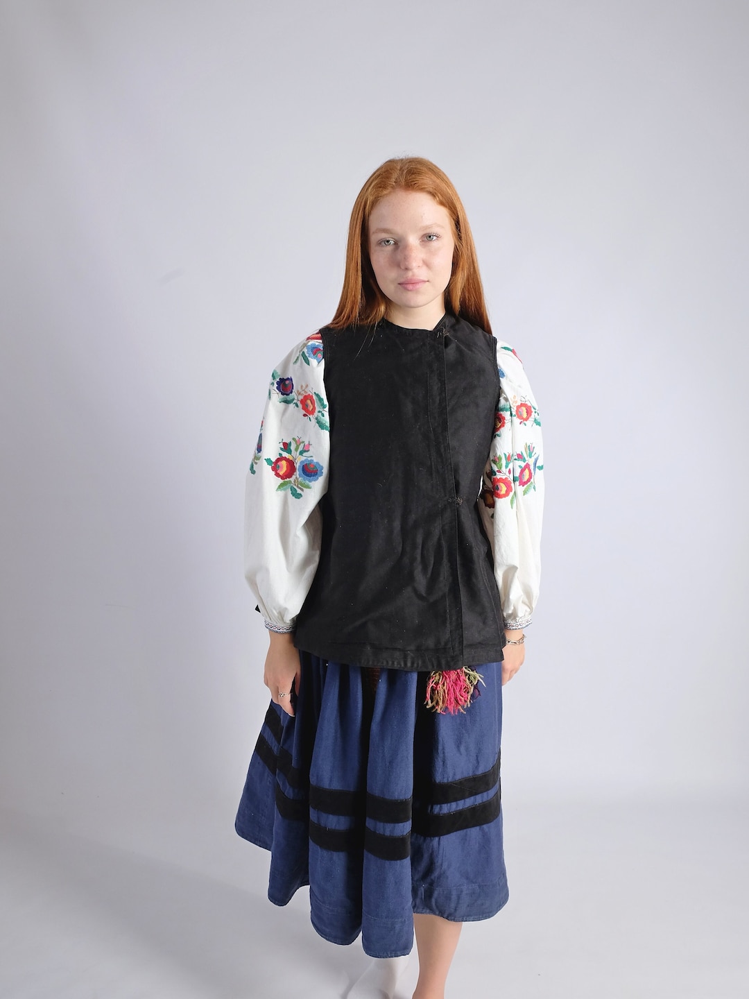 Antique Ukrainian Vest Vest Ukraine Vintage Vest Antique Vest Folk Vest ...