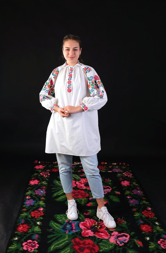 Antique Polissia dress Very nice floral dress Antique… - Gem
