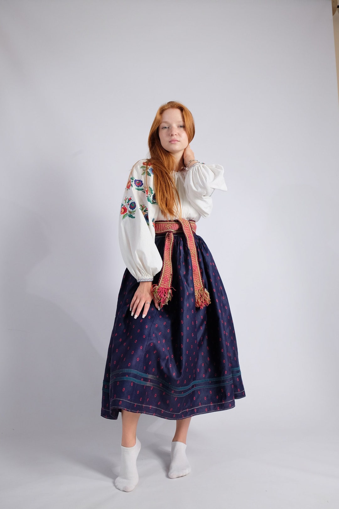 Antique RUSSISAN SKIRT Excellent Condition in a State of New Authentic ...