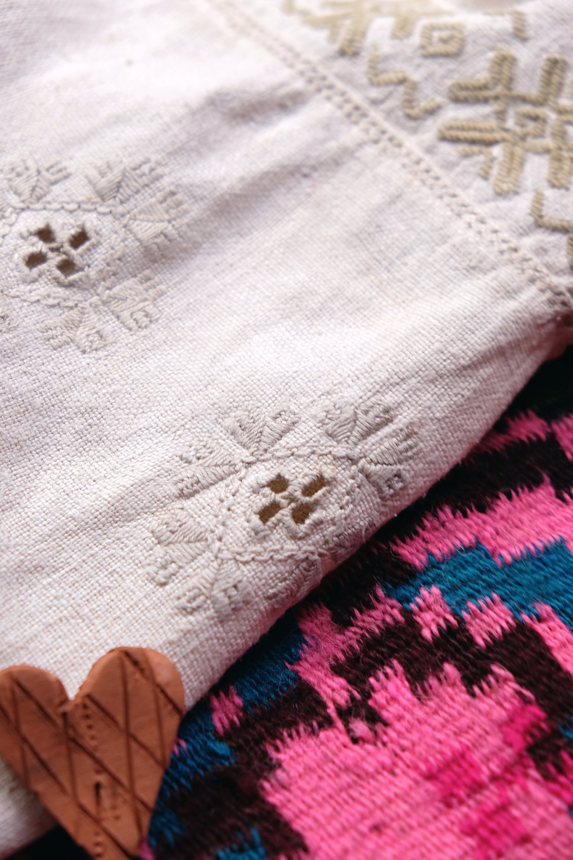 Very Ancient Embroidered Dress Natural Dye Embroidering - Etsy