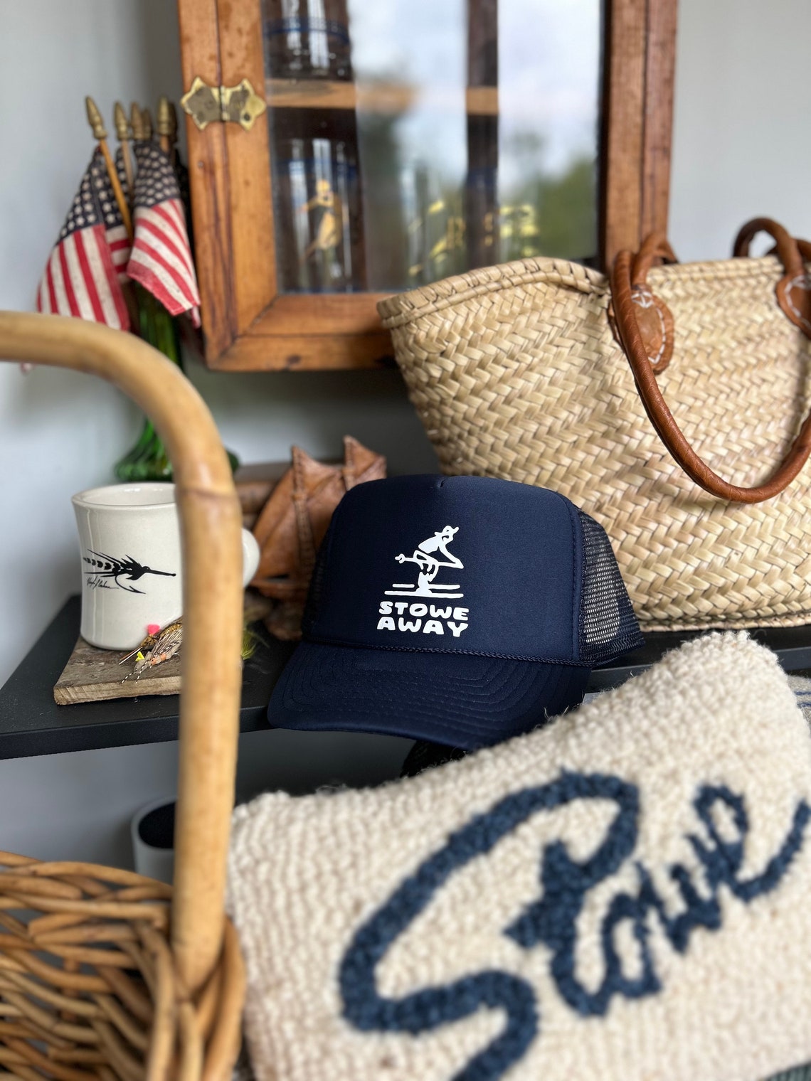 Stowe Vermont Trucker Hat - Etsy
