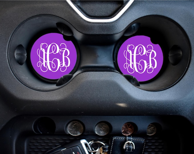 CAR COASTERS | Set of 2 Car Neoprene Coasters | Cute Car Accessories ...