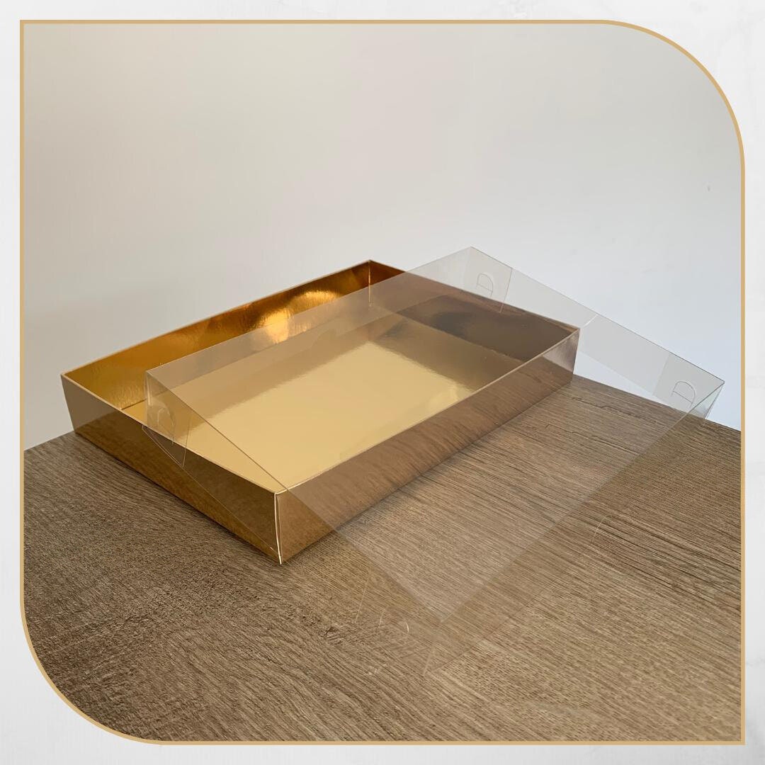 Folding Disassembled Box Cardboard Box With Transparent Lid Wedding ...