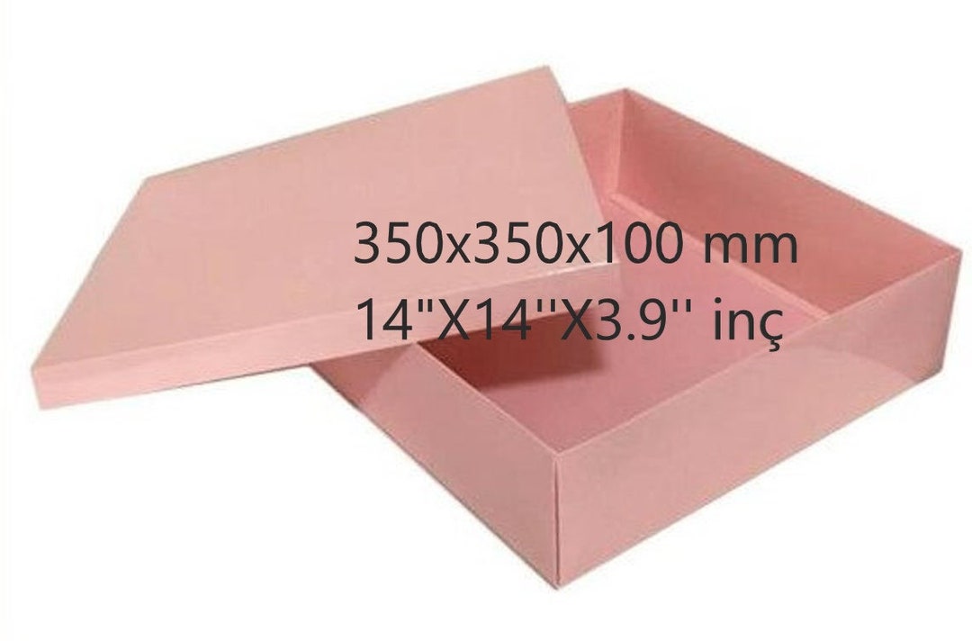 35 X 35 X 10cm - 14 '' X 14 '' X3.9 '' Inches Sizes 10 Cardboard-lid ...