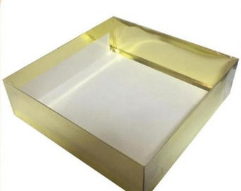 Folding Disassembled Box 12x12x3 Cm - Etsy