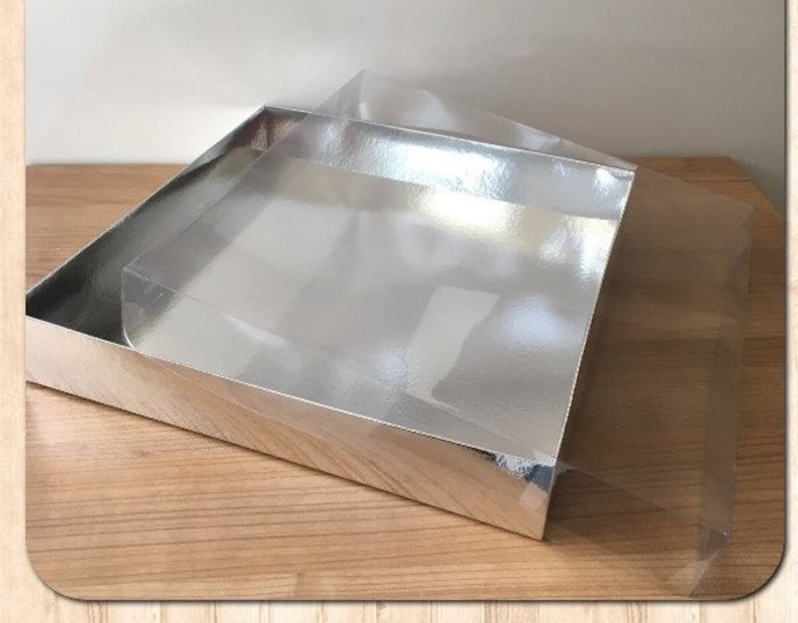 Folding Disassembled Box 12x12x2 Inch Size - Etsy
