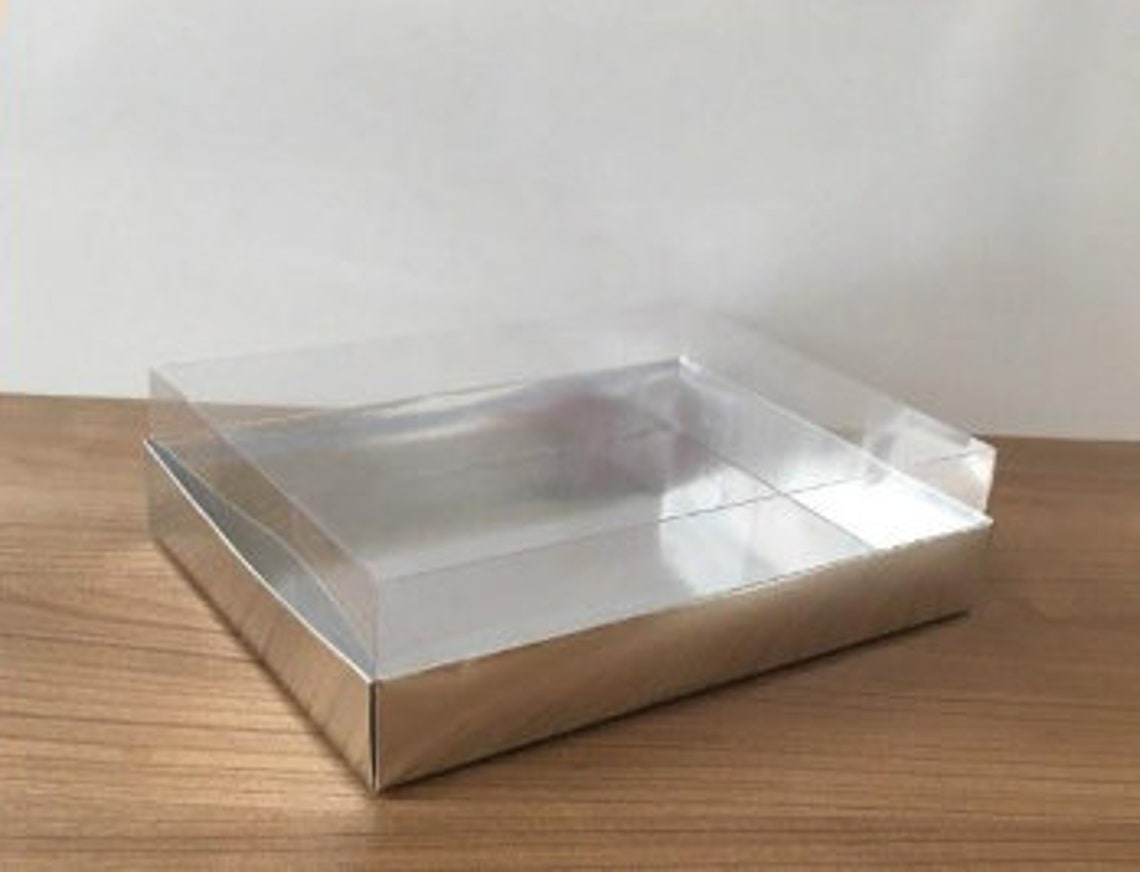 Folding Disassembled Box Cardboard Box With Transparent Lid | Etsy