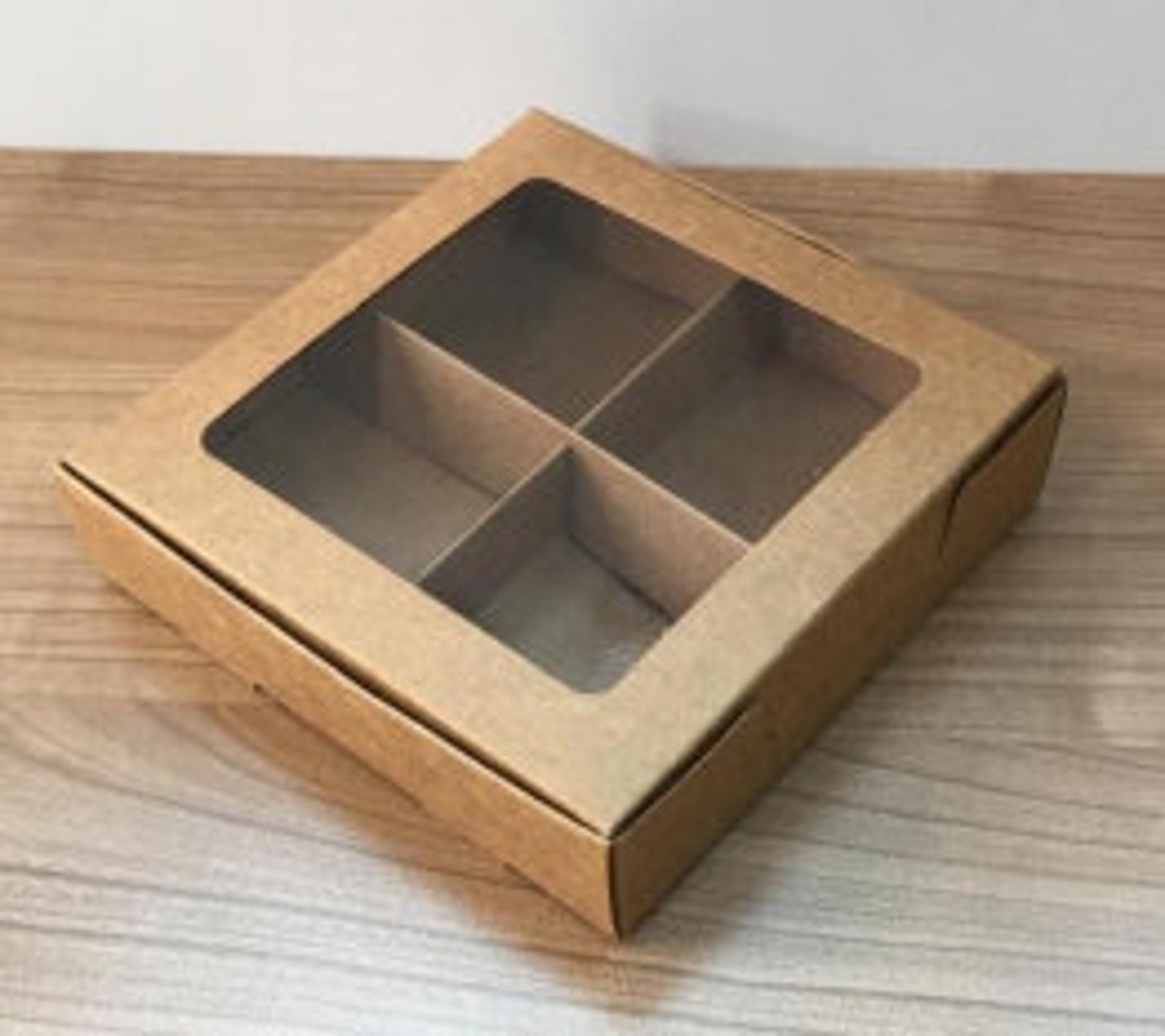 Folding Disassembled Box 10x10x3 Cm - Etsy