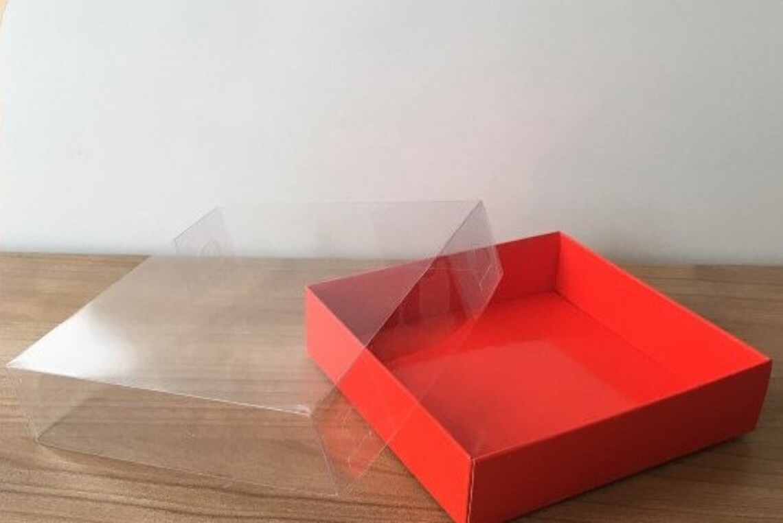 Folding Disassembled Box Gift Box With Transparent Lid 10 - Etsy