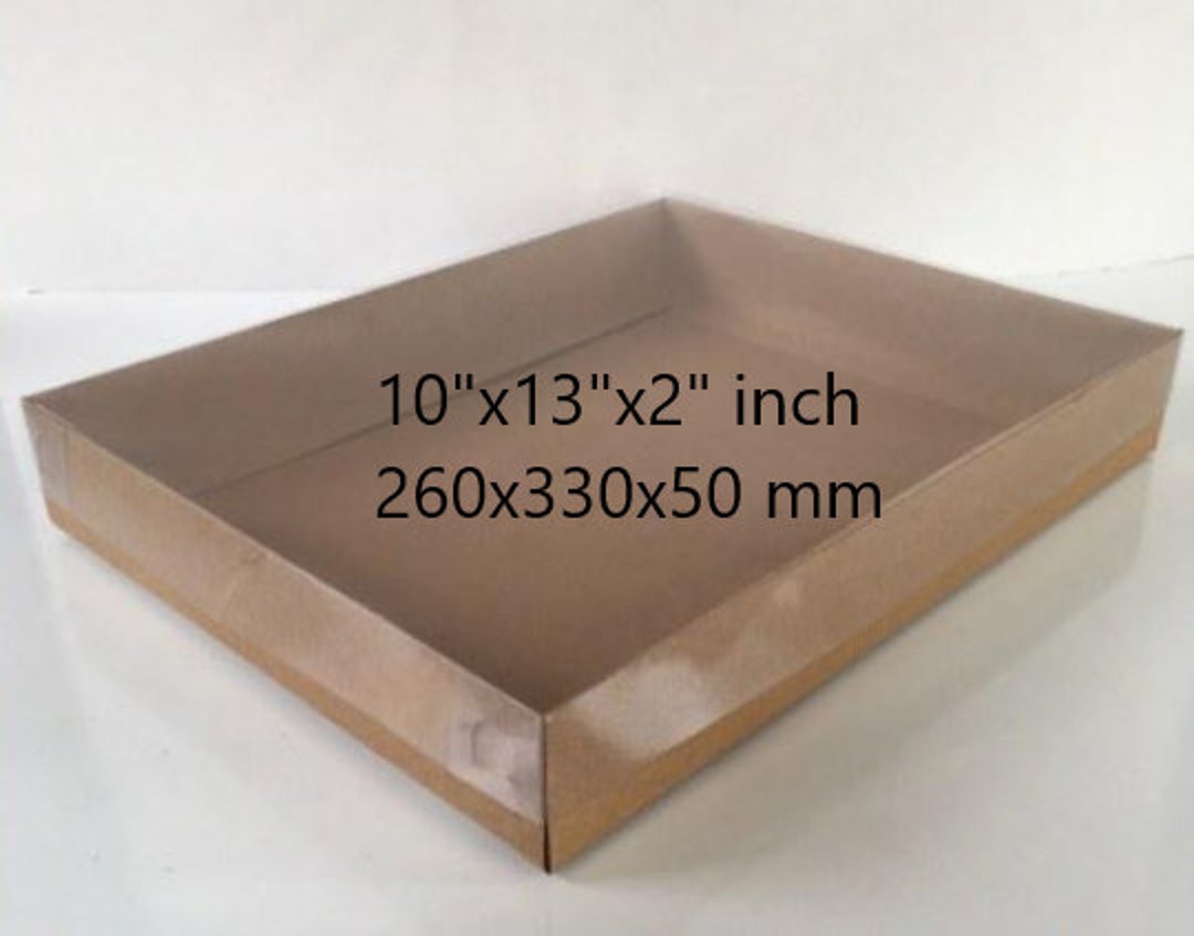Folding Disassembled Box 10''X13''X2'' Inch Sizes Cardboard Box With ...