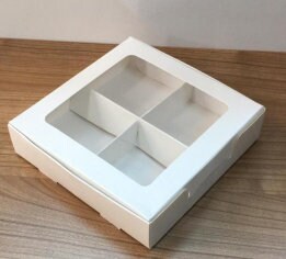 Folding Disassembled Box 12x12x3 Cm - 4.72"x4.72"x1.18" Inch Size Gift ...