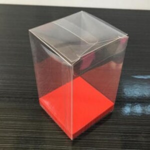 Folding Disassembled Box Transparent Gift Boxes With Inner Riser, 10 ...