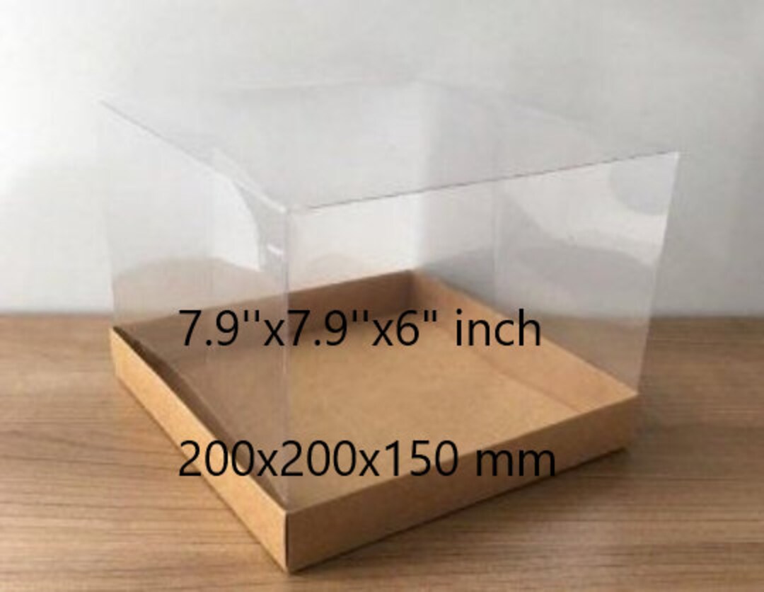 Folding Disassembled Box 7.9''x7.9''x6" Inch Sizes 10 Pcs Box With ...