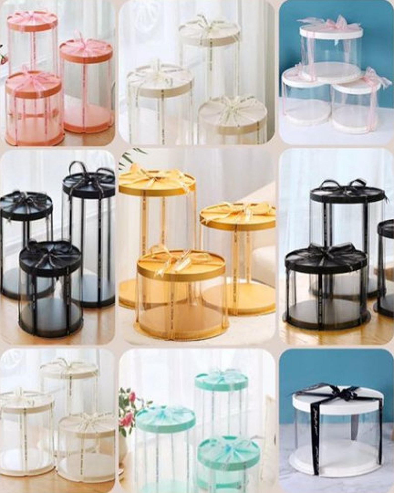 Cylinder Acetate Box Diameter 12x Height 7.1 10 - Etsy