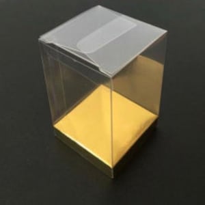 Folding Disassembled Box Transparent Gift Boxes With Inner Riser, 10 ...