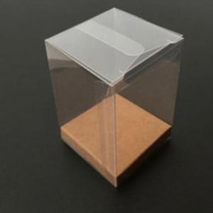 Folding Disassembled Box Transparent Gift Boxes With Inner Riser, 10 ...