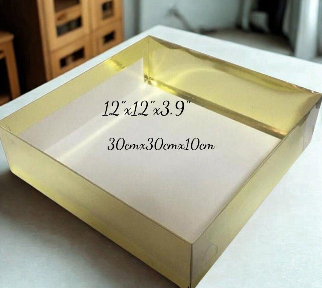 Folding Disassembled Box 12"x12"x3.9" Inch Size |gift Boxes | Cardboard ...
