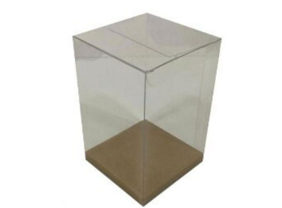 Transparent Gift Boxes With Inner Riser, 10 Pieces, 6x6x8 Cm 2.34 x2.34 ...