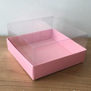 Folding Disassembled Box 4.7''X4.7''X2.4'' Sizes 10 Pcs Cardboard Box ...