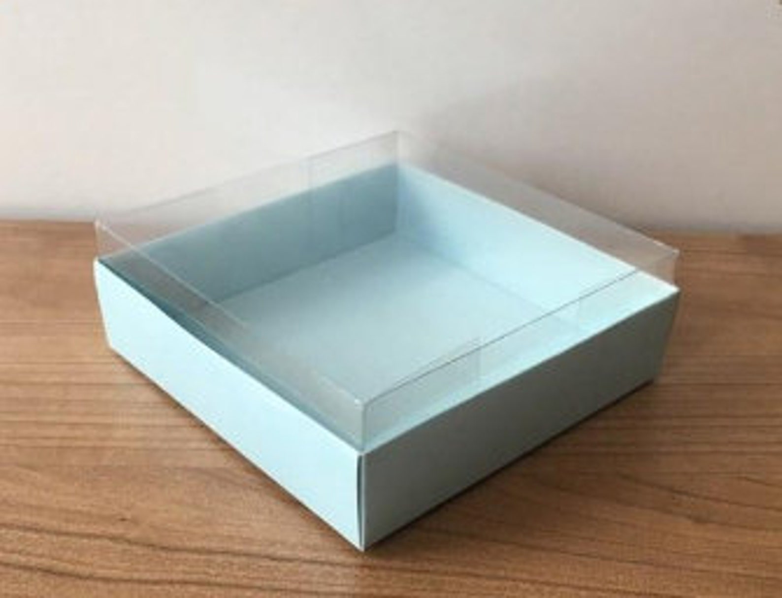 Folding Disassembled Box Gift Box With Transparent Lid 10 - Etsy