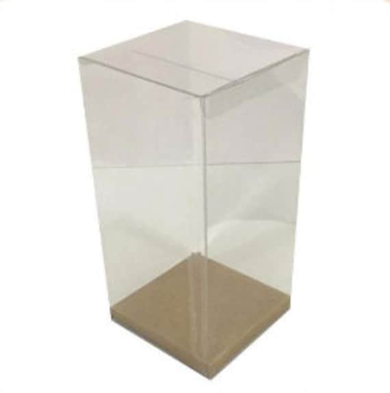 Transparent Gift Boxes With Inner Riser 10 Pieces 5x5x17 Cm | Etsy
