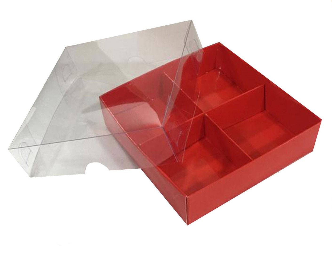 Folding Disassembled Box 15x15x3 Cm - 5.9"x5.9"x1.18" Inch Dimension 4 ...