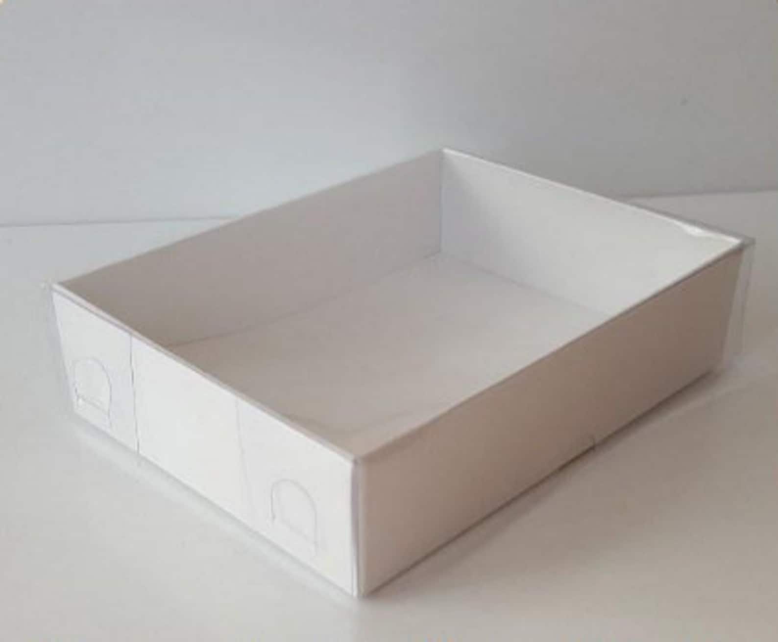Cardboard Transparent Boxes With Lids - 3.5''X4.7''X1.2'' İnch Sizes ...