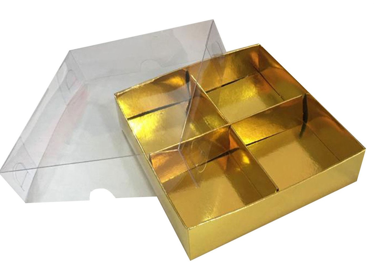 Folding Disassembled Box 15x15x3 Cm - 5.9"x5.9"x1.18" Inch Dimension 4 ...