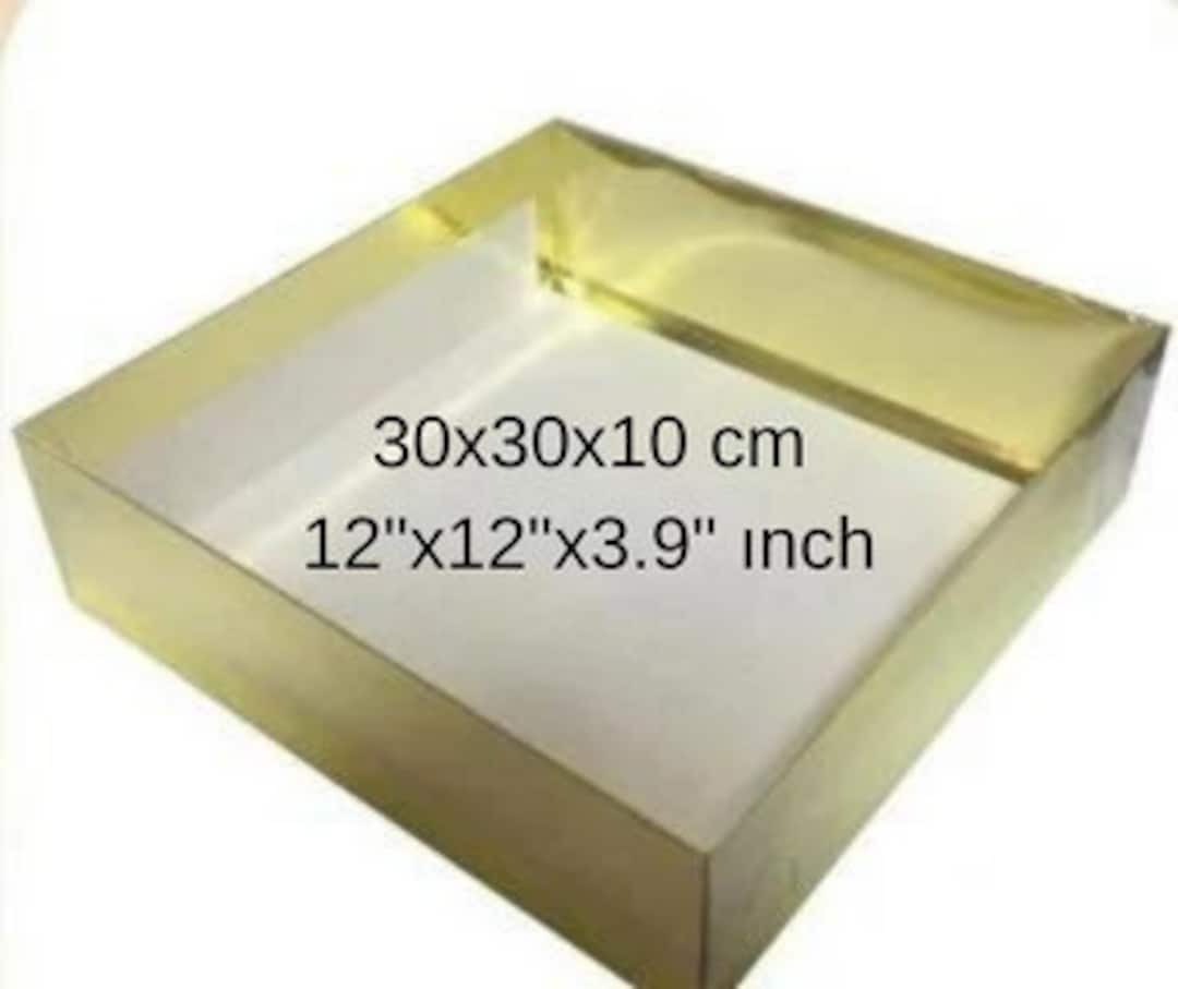 Folding Disassembled Box 12x12x3.9 Inch Size gift Boxes Cardboard ...