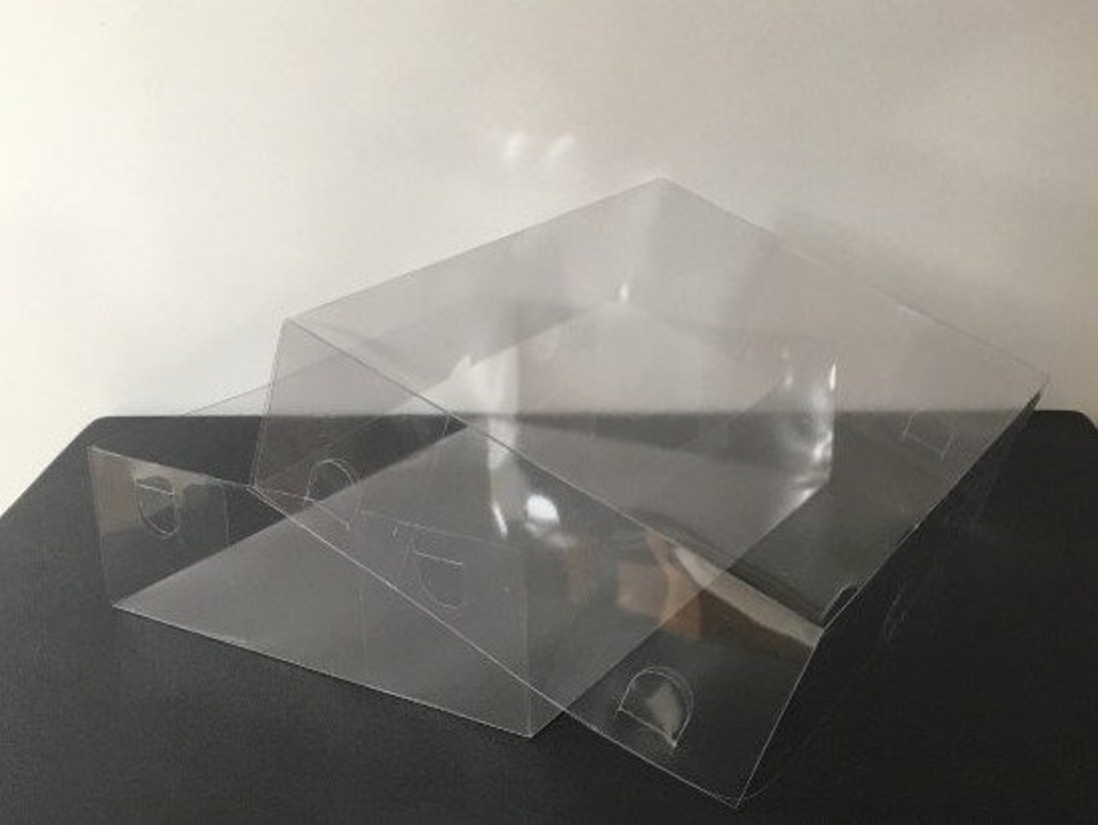 Folding Disassembled Box Cardboard Box With Transparent Lid | Etsy