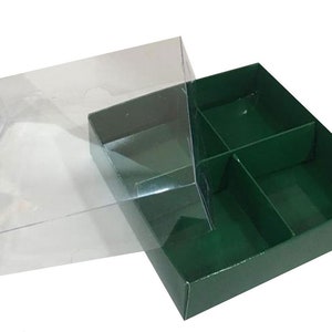 Folding Disassembled Box 15x15x3 Cm - 5.9"x5.9"x1.18" Inch Dimension 4 ...