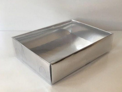 Cardboard Transparent Boxes With Lids - 3.5''X4.7''X1.2'' İnch Sizes ...