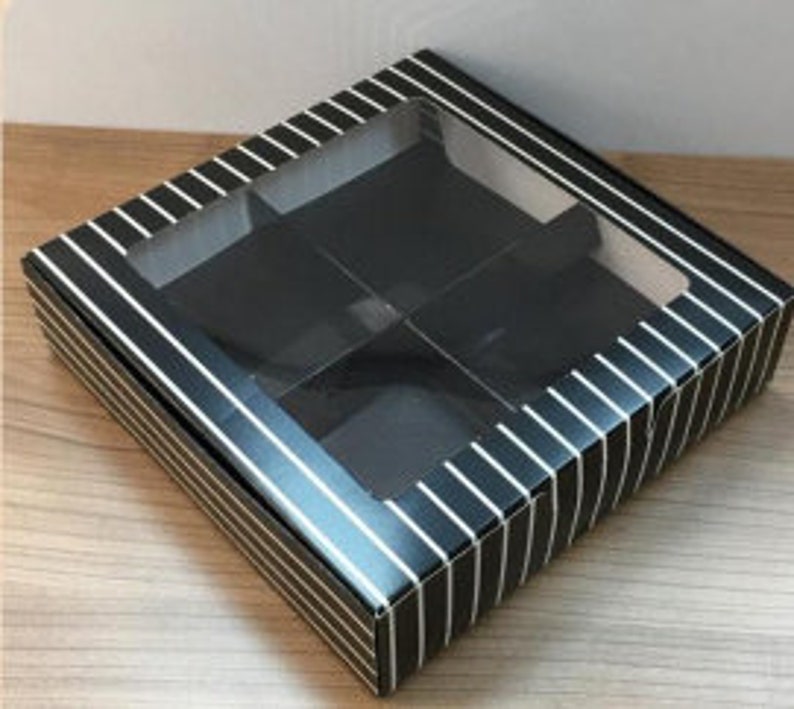 Folding Disassembled Box 15x15x5 Cm - 5.99"x5.99"x2" Inch Size Gift ...