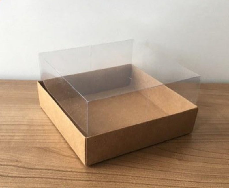 Folding Disassembled Box 4.7''X4.7''X2.4'' Sizes 10 Pcs Cardboard Box ...