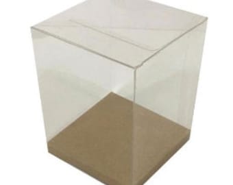 Folding Disassembled Box Transparent Gift Boxes With Inner | Etsy